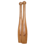 Indian Clubs - Bamboo Wood - 1lb, 2lb, 3b & 6lb