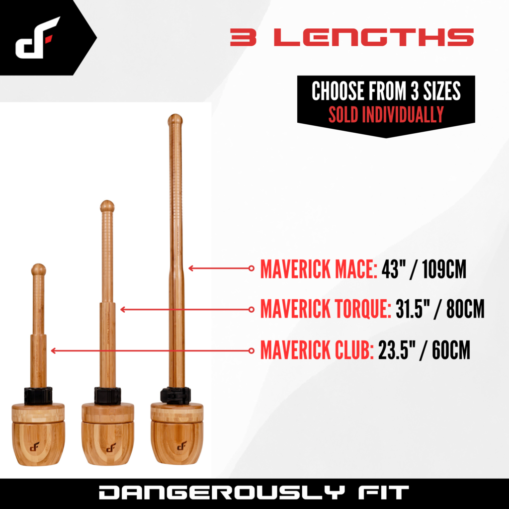 Maverick Mace (Adjustable) - Bamboo Macebell Gada