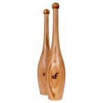 Indian Clubs - Bamboo Wood - 1lb, 2lb, 3b & 6lb