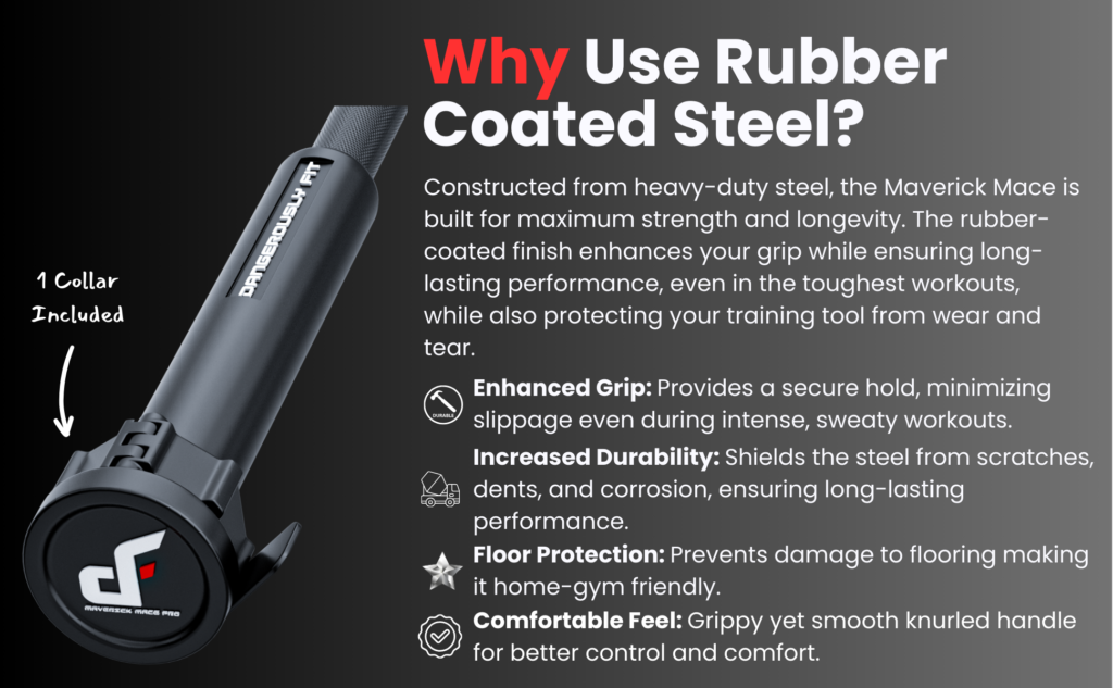 Maverick Mace Pro - Adjustable Steel Mace - Dangerously Fit