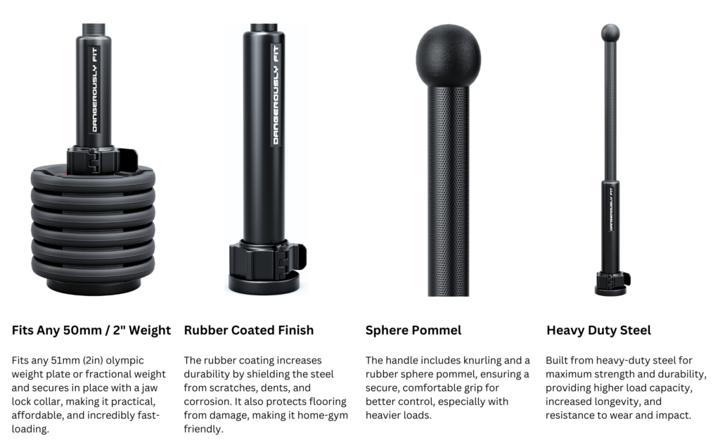 Maverick Torque Pro - Adjustable Bulava Club - Short Mace