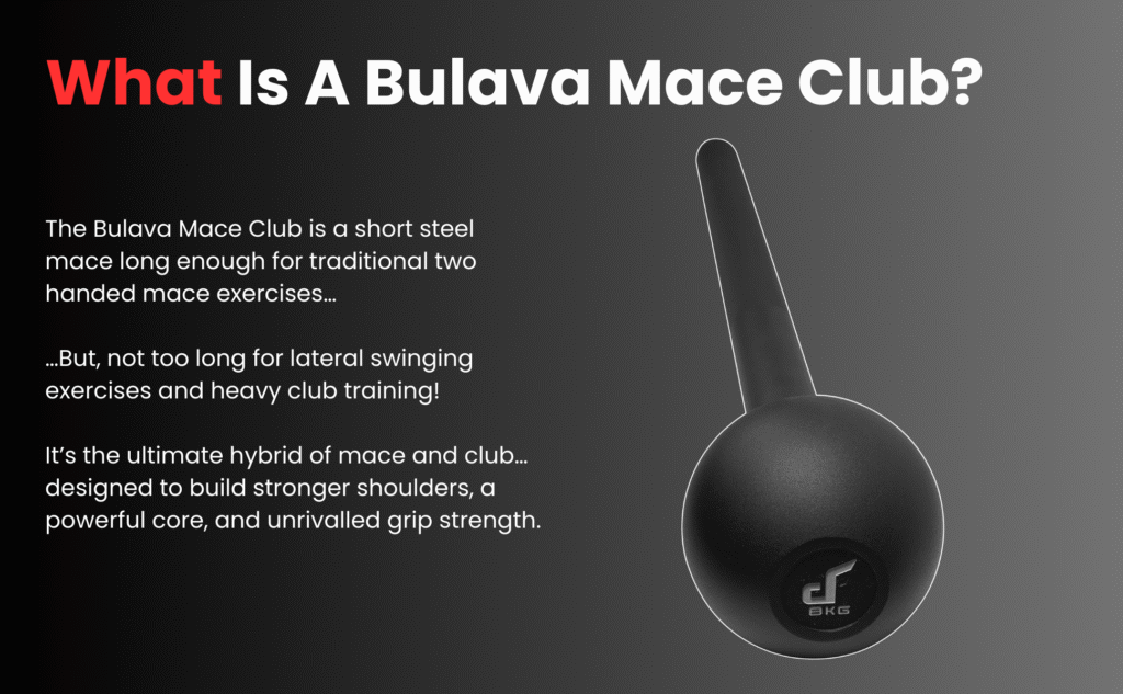 Bulava Mace Club | Short Steel Mace - Long Heavy Club
